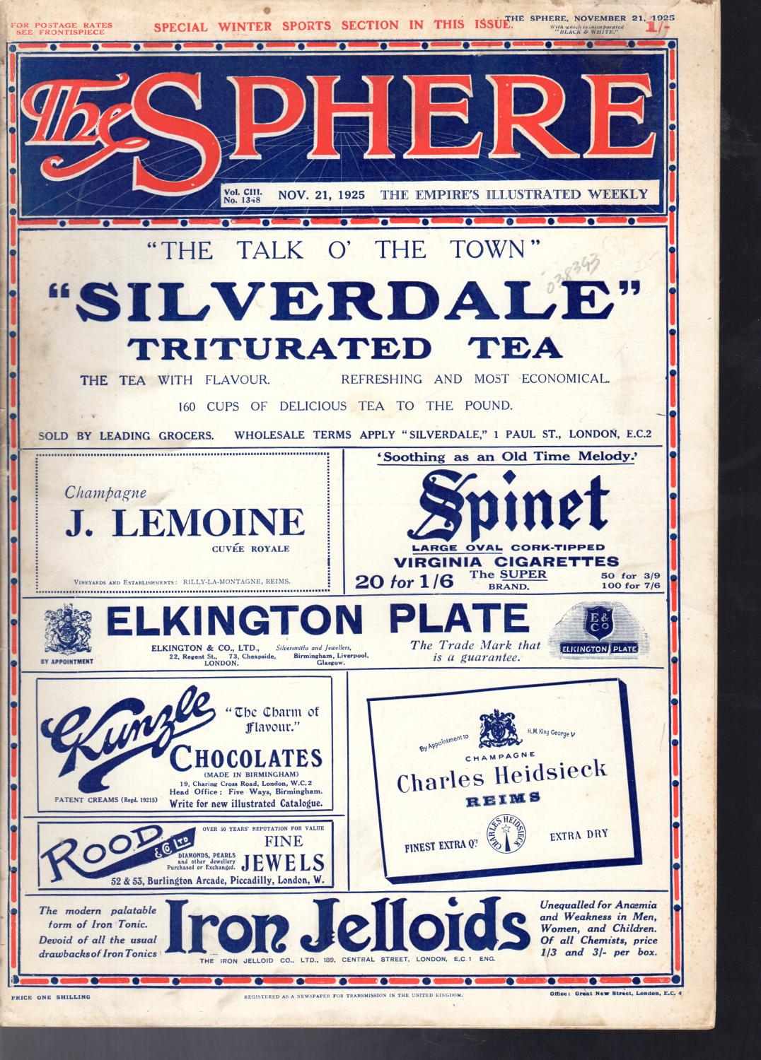 The Sphere: The Empire's Illustrated Weekly: Volume CI, No. 1316: April ...