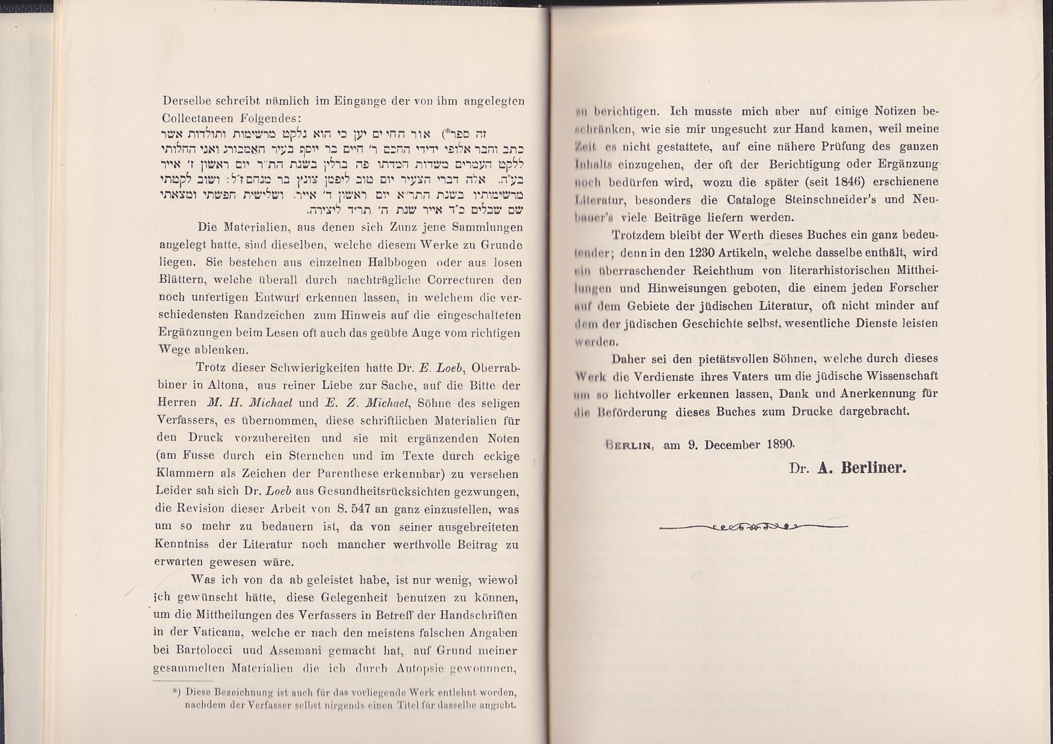 Or ha-Chajim : Unfassendes bibliographishes und literar-historisches ...