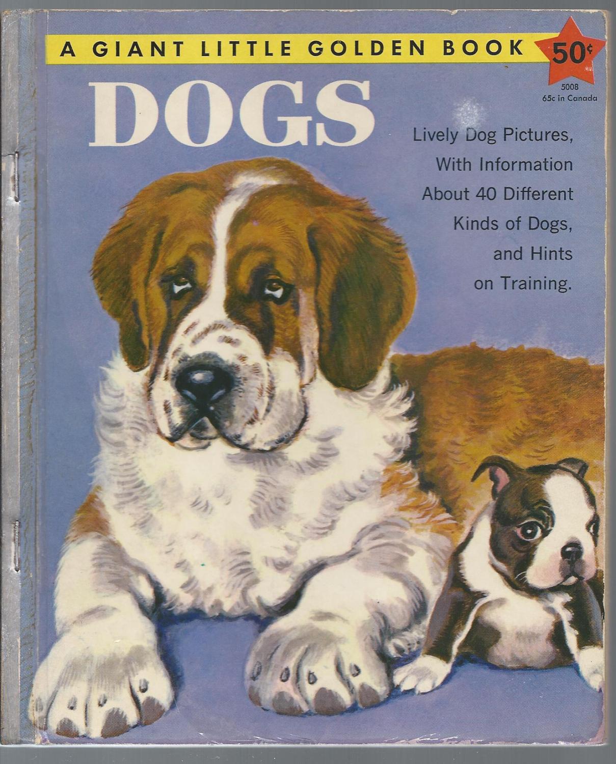 THE GIANT LITTLE GOLDEN BOOK OF DOGS by Daly, Kathleen N.: Very Good ...