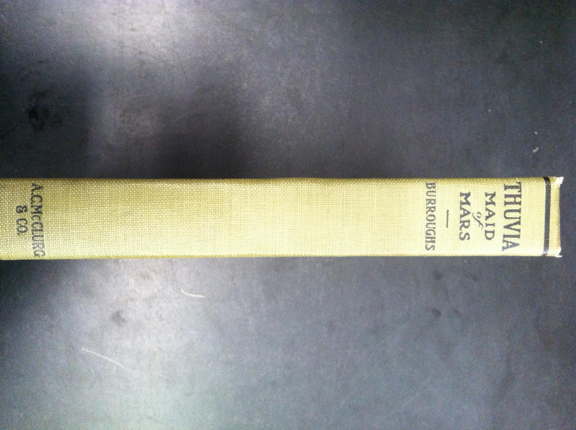 Thuvia, Maid of Mars by Burroughs, Edgar Rice: Fine (1920) First ...