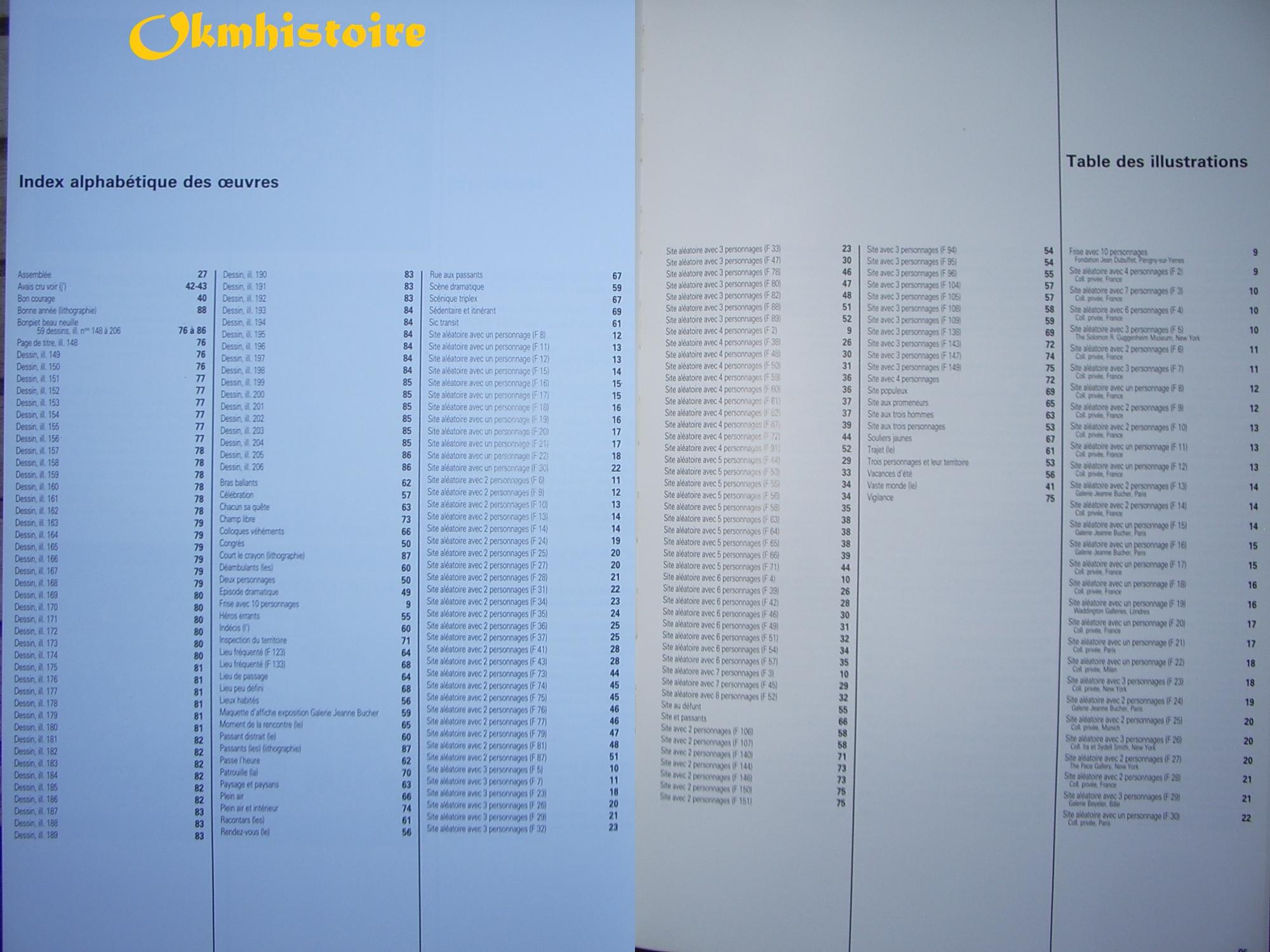 Catalogue des Travaux de Jean DUBUFFET. --------- Fascicule XXXV ( 35 ...