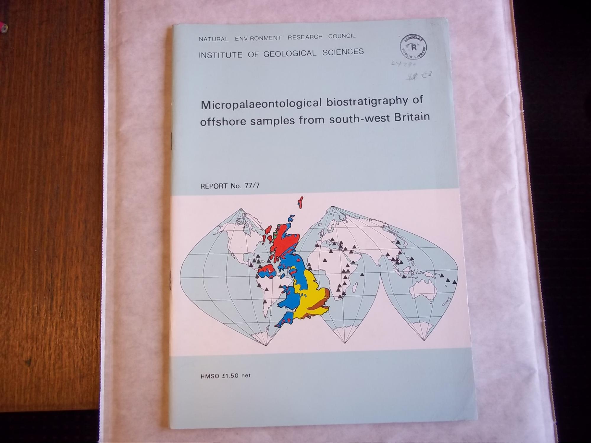 Micropalaeontological biostratigraphy of offshore samples fron south ...