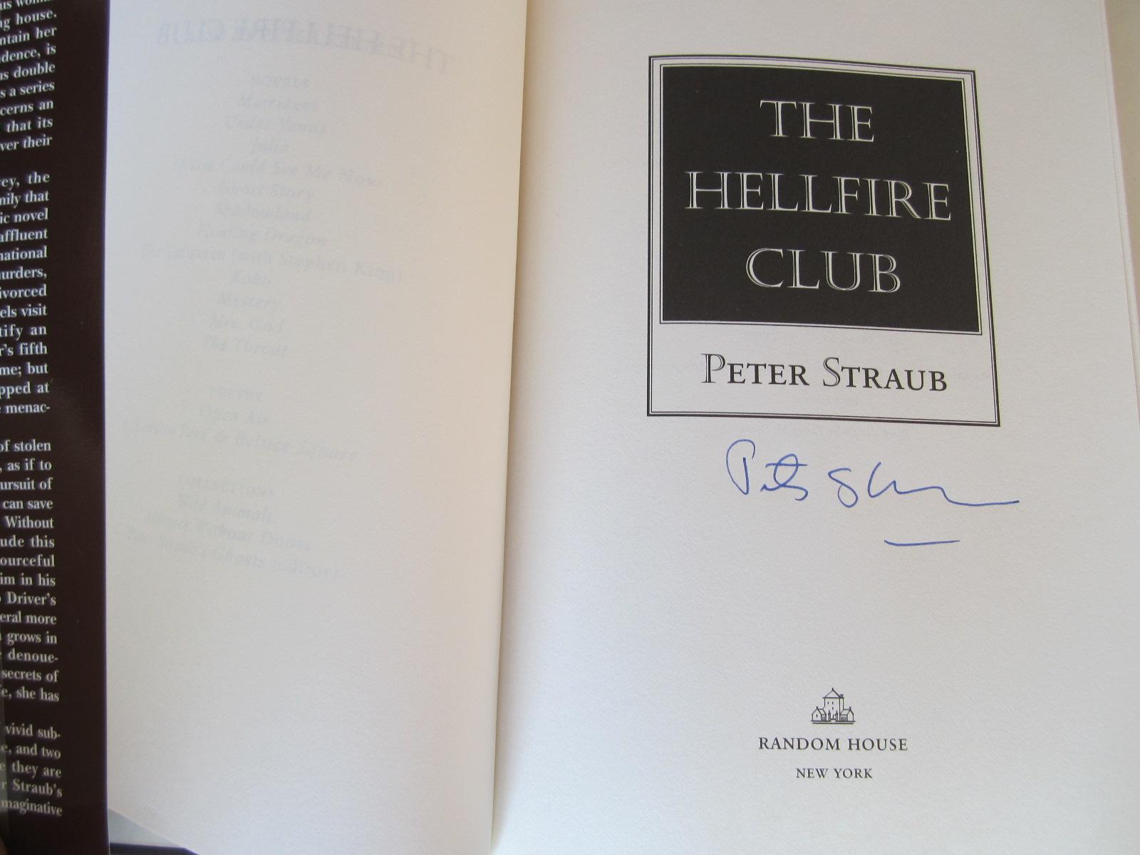 The Hellfire Club by Peter Straub: Fine Hardcover (1996) 1st Edition ...