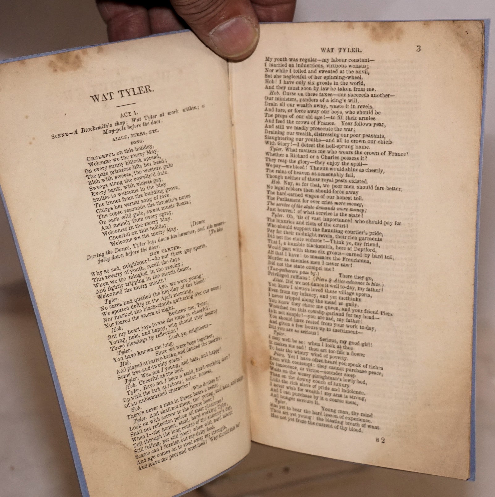 Wat Tyler: a dramatic poem, in three acts, with A vindication of Tyler ...