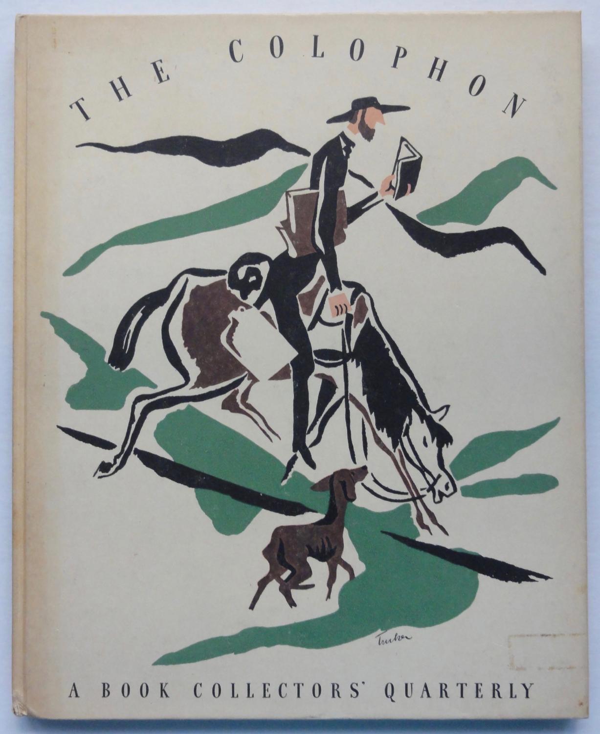 The Colophon: A Book Collectors' Quarterly, Part Fifteen (XV) by John ...