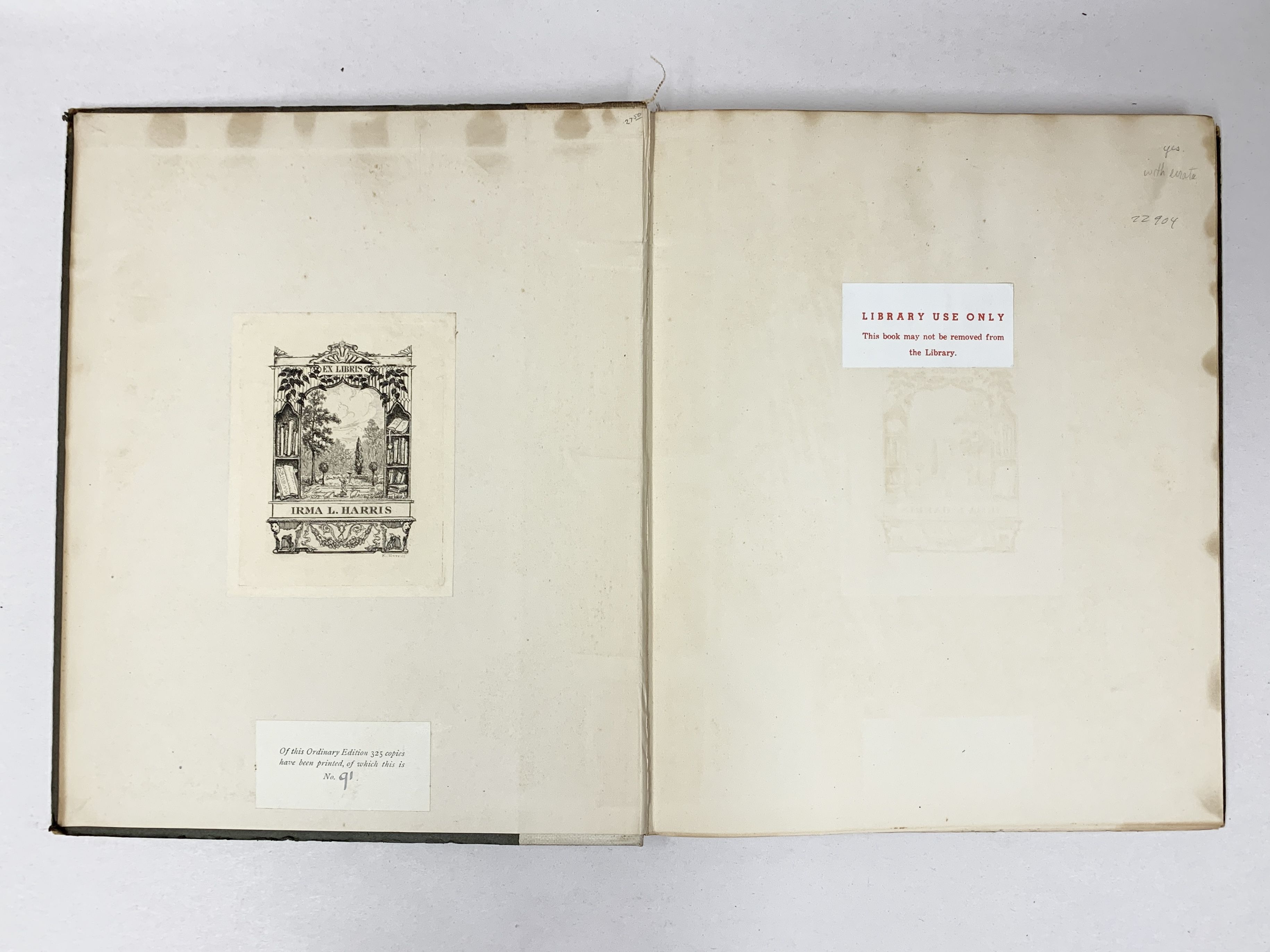 A Catalogue of Etchings By Augustus John 1901-1914 by Dodgson, Campbell ...
