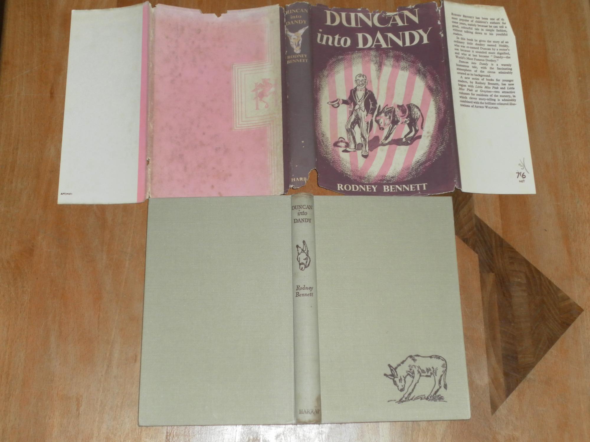 Duncan into Dandy A Donkey Story. par Bennett, Rodney:: Very Good ...