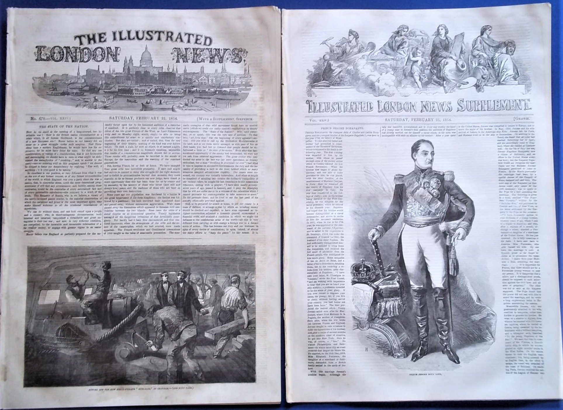 The Illustrated London News (Single Complete Issue: Vol. XXIV No. 670 ...