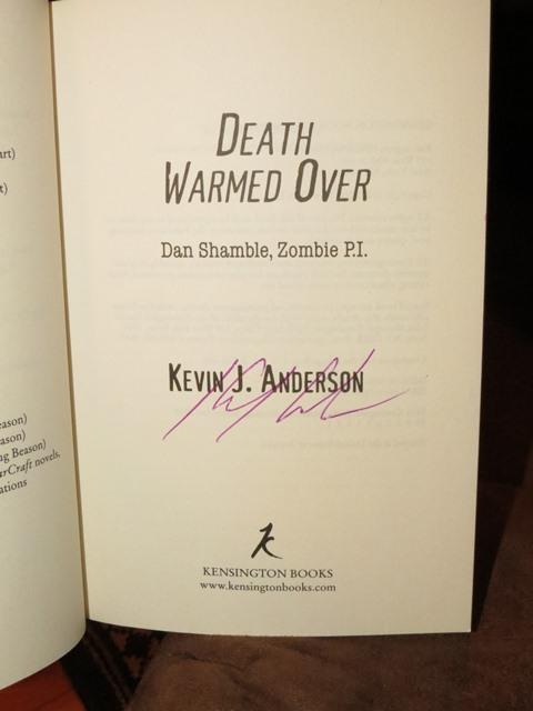 Death Warmed Over " Signed " by Anderson, Kevin J.: Fine Soft cover ...