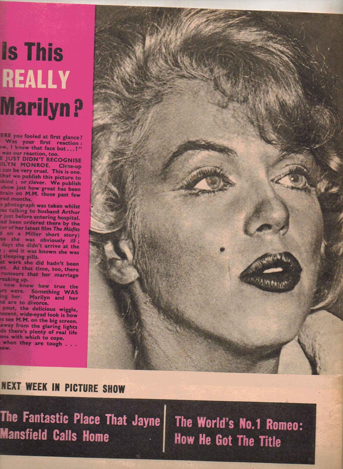 Picture Show. 3rd December 1960. Magazine front cover: Anne Marie ...