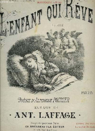 L'ENFANT QUI REVE de LAFFAGE Ant. / POIRIER Alphonse: Partitura | Le-Livre