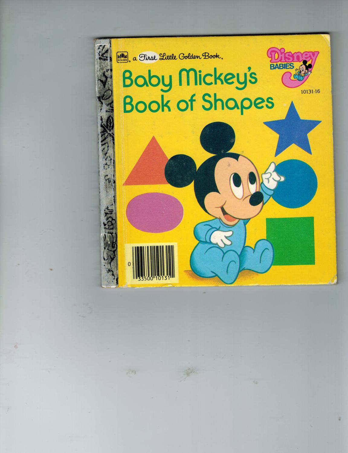 Baby Mickey's Book of Shapes by First Little Golden Book: Very Good ...