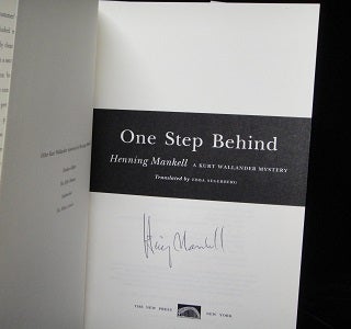 One Step Behind by Mankell, Henning: Fine Hardcover (2002) First ...