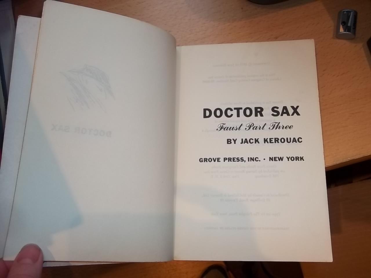 Doctor Sax by Kerouac, Jack: Good Soft cover (1959) 1st Edition ...