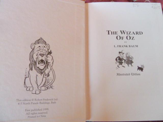 The Wizard of Oz. by Baum, L. Frank. Illustrated by W.W. Denslow.: Fine ...