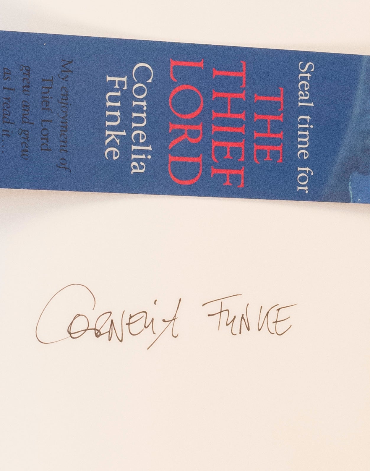 The Thief Lord by Funke, Cornelia;English translation by Oliver Latsch ...