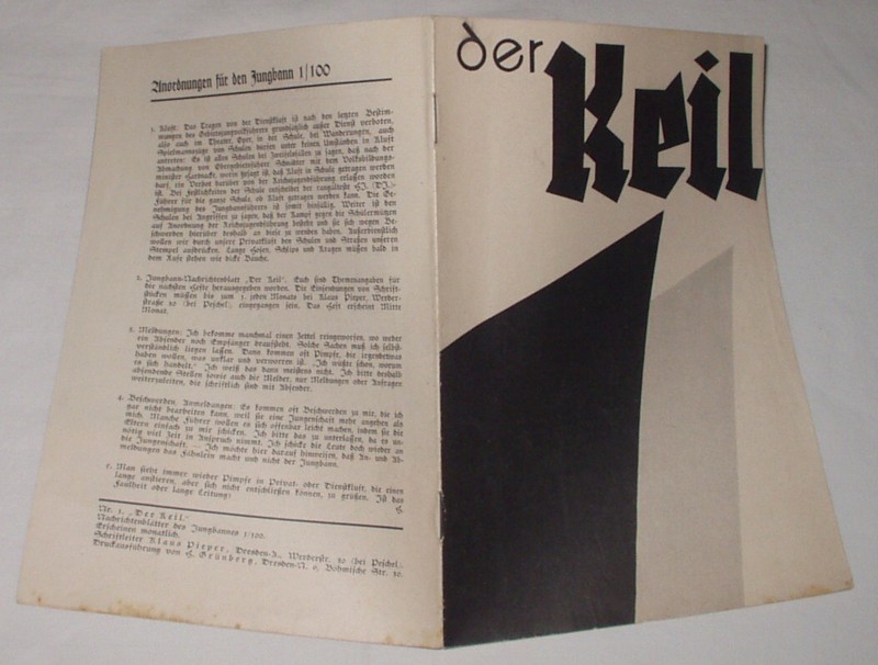 Der Keil (Nr. 1) von Klaus Pieper (Schriftleiter) | Versandhandel für ...