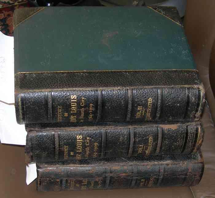 St.Louis: History of the Fourth City (3 volumes); AND, 2 Volume Deluxe ...