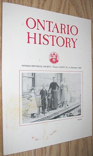 Ontario History : The Quarterly Journal of the Ontario Historical ...