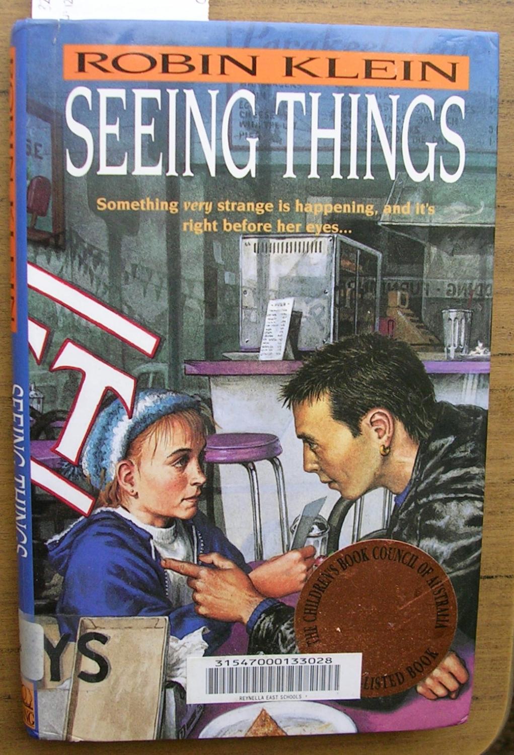 Seeing Things by Klein, Robin: Good Hard Cover (1993) First Edition ...