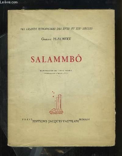 Salammbô by FLAUBERT Gustave: bon Couverture souple (1946) | Le-Livre