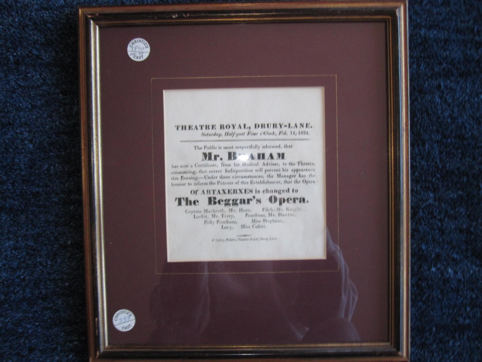 John Braham: Very Good No Binding (1824) | Meir Turner