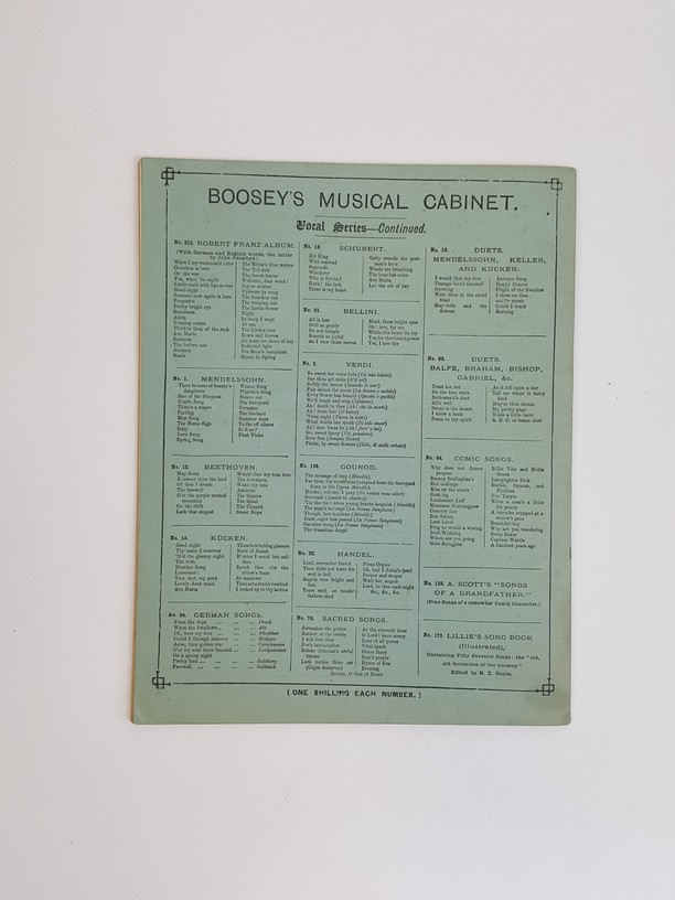Boosey's Musical Cabinet: Vocal Series No. 83. Vocal Duets (second ...