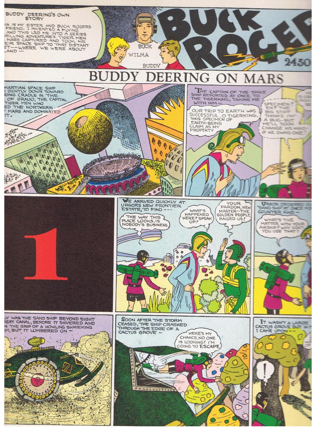 BUCK ROGERS 2430 A.D. Nº1, BUDDY DEERING ON MARS * Nº2, UNWELCOME ...