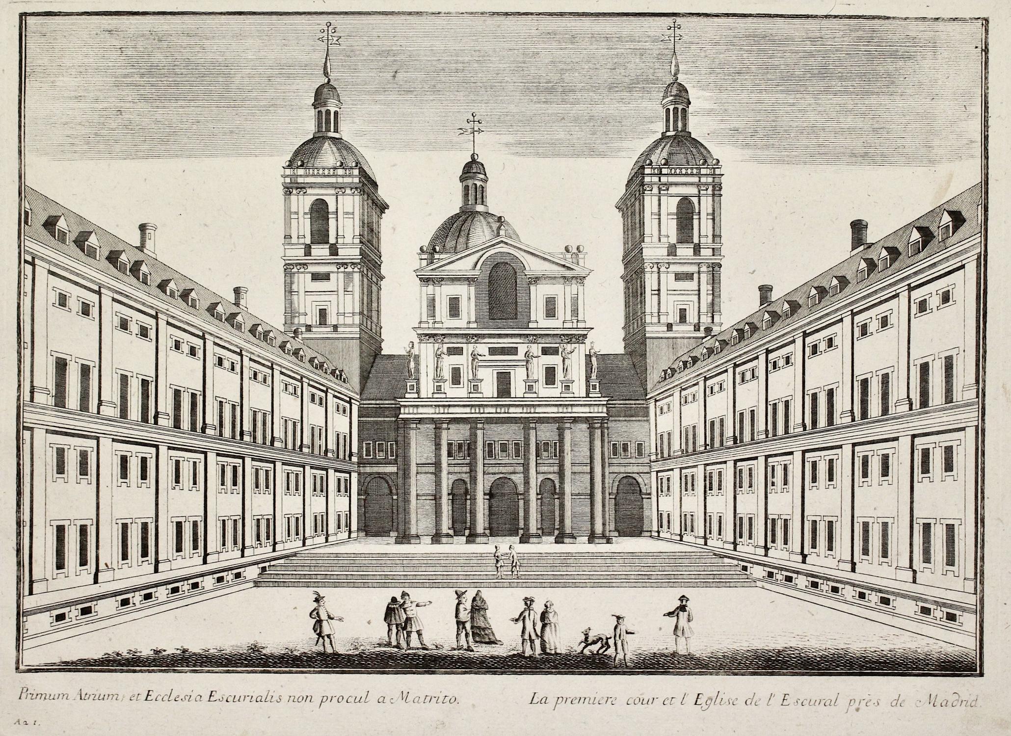 Primum Atrium et Ecclesia Escurialis non procul a Matrito (ripetuto in ...