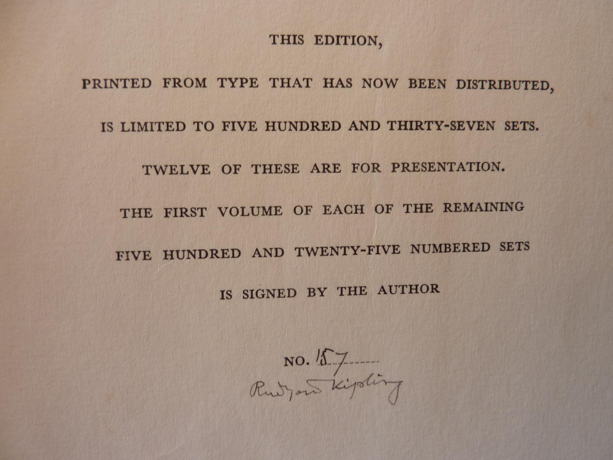 Poems 1886-1929 by Kipling, Rudyard: Near Fine Hardcover (1930) 1st ...