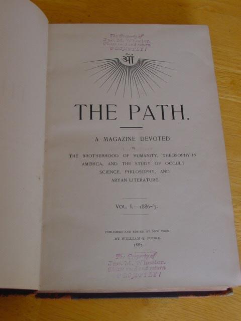 The Path : A Magazine Devoted to the Brotherhood of Humanity, Theosophy ...