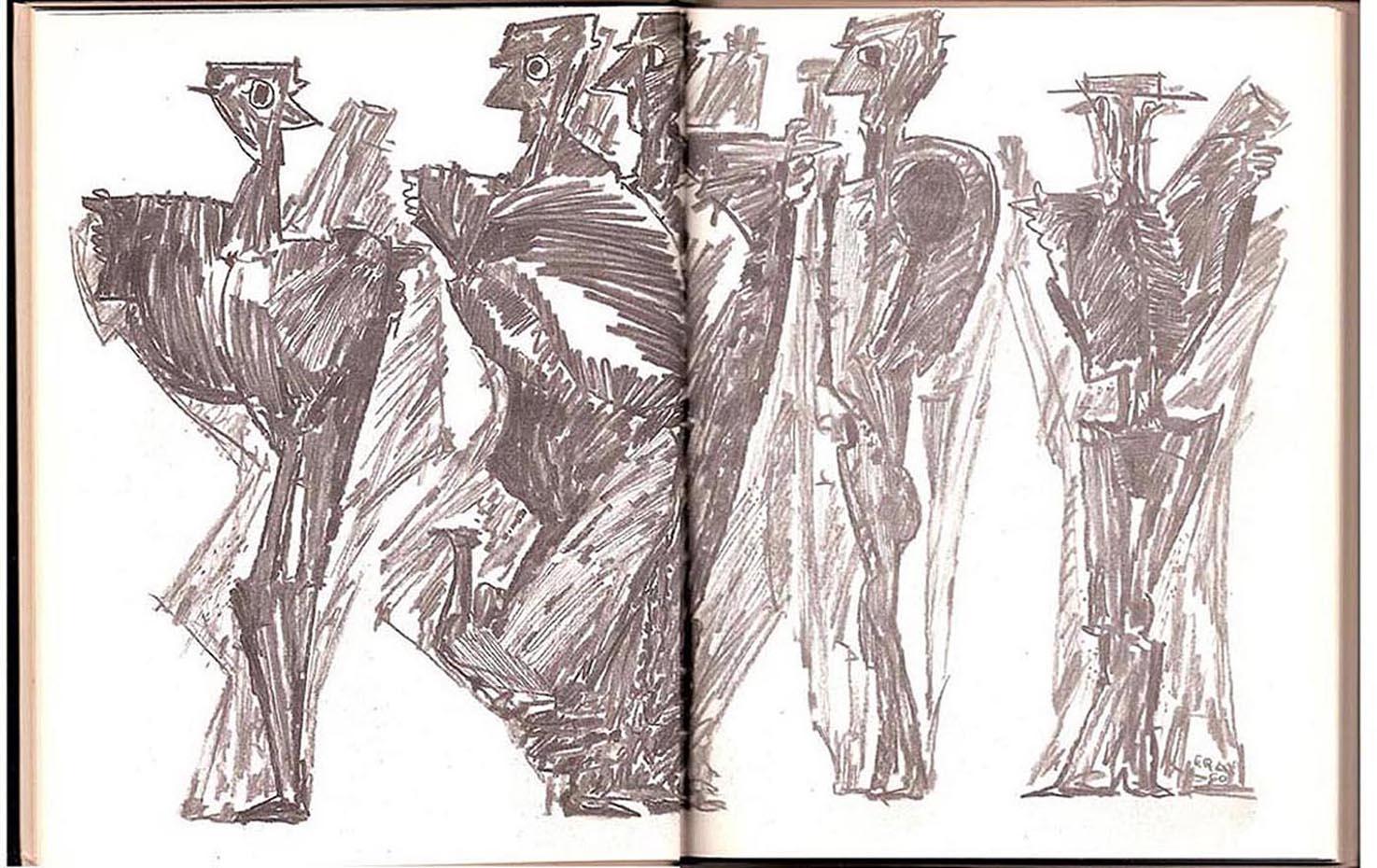 Gleisdreieck (illustrations by Gunter Grass) de GRASS, Gunter: Very ...