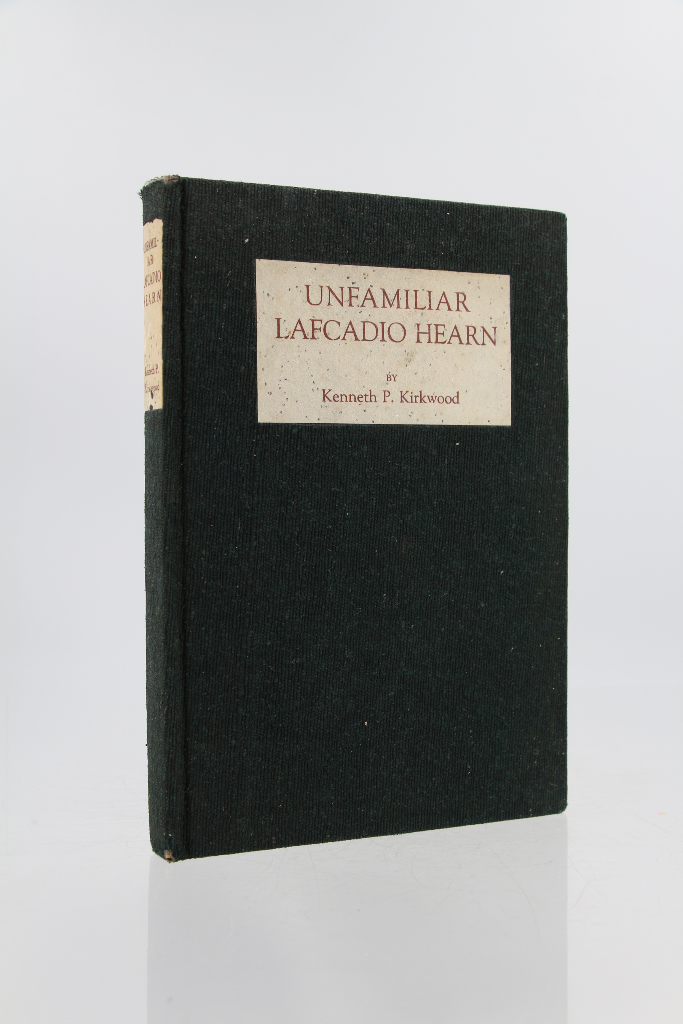 Unfamiliar Lafcadio Hearn by Kenneth P. KIRKWOOD: Couverture rigide ...