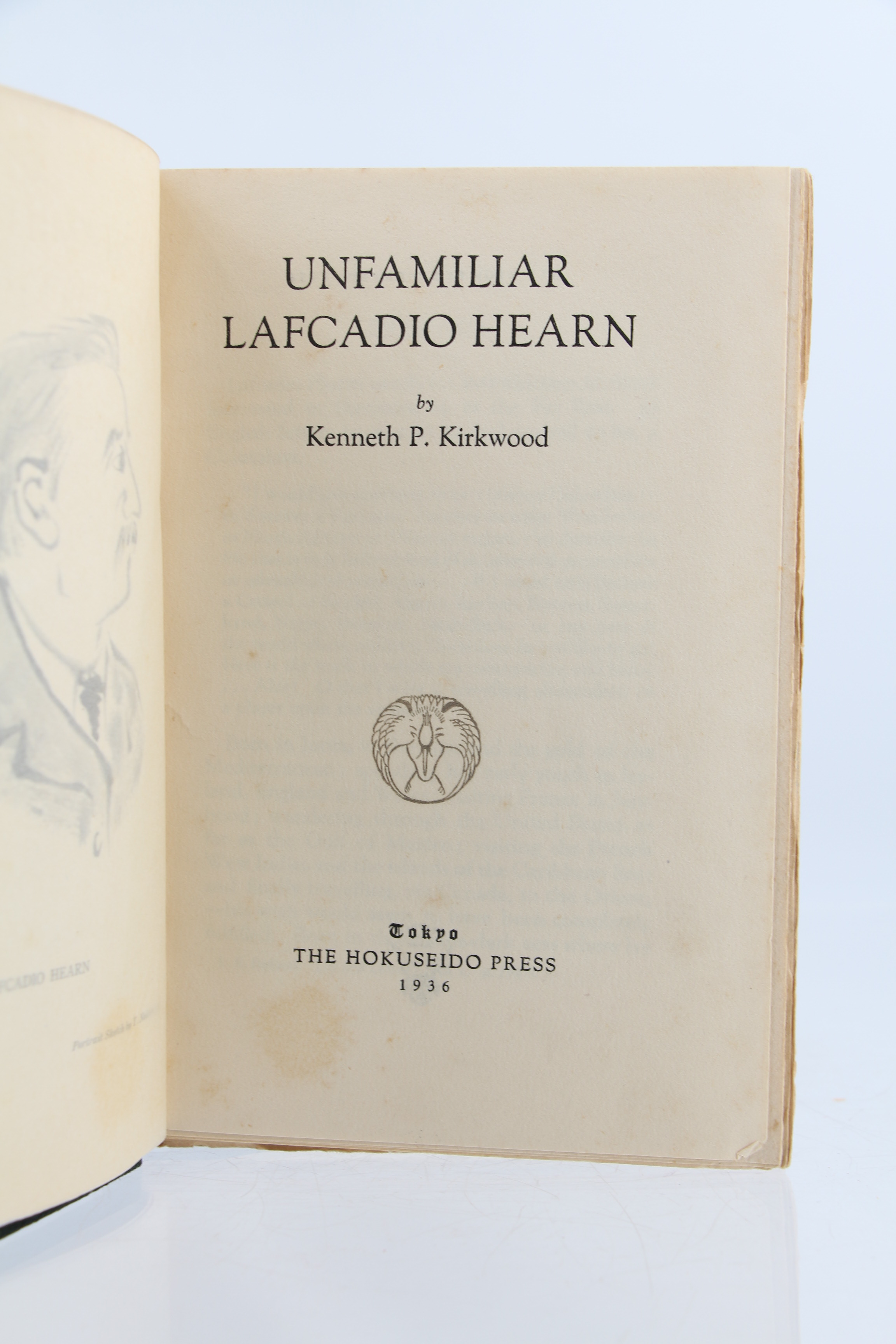 Unfamiliar Lafcadio Hearn by Kenneth P. KIRKWOOD: Couverture rigide ...