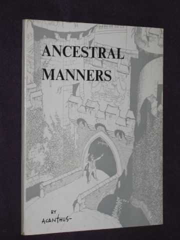Ancestral Manners. by Acanthus (Hoar, Frank): Very Good Paperback (1961 ...
