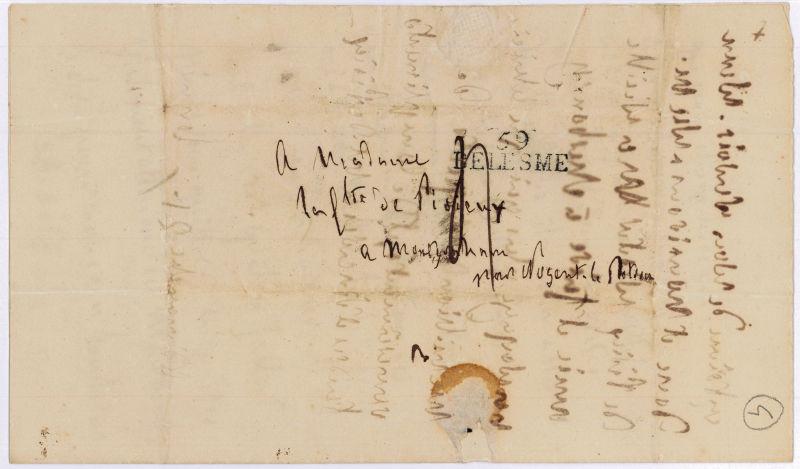Autograph letter. von Chateaubriand, François-René de, French poet and ...