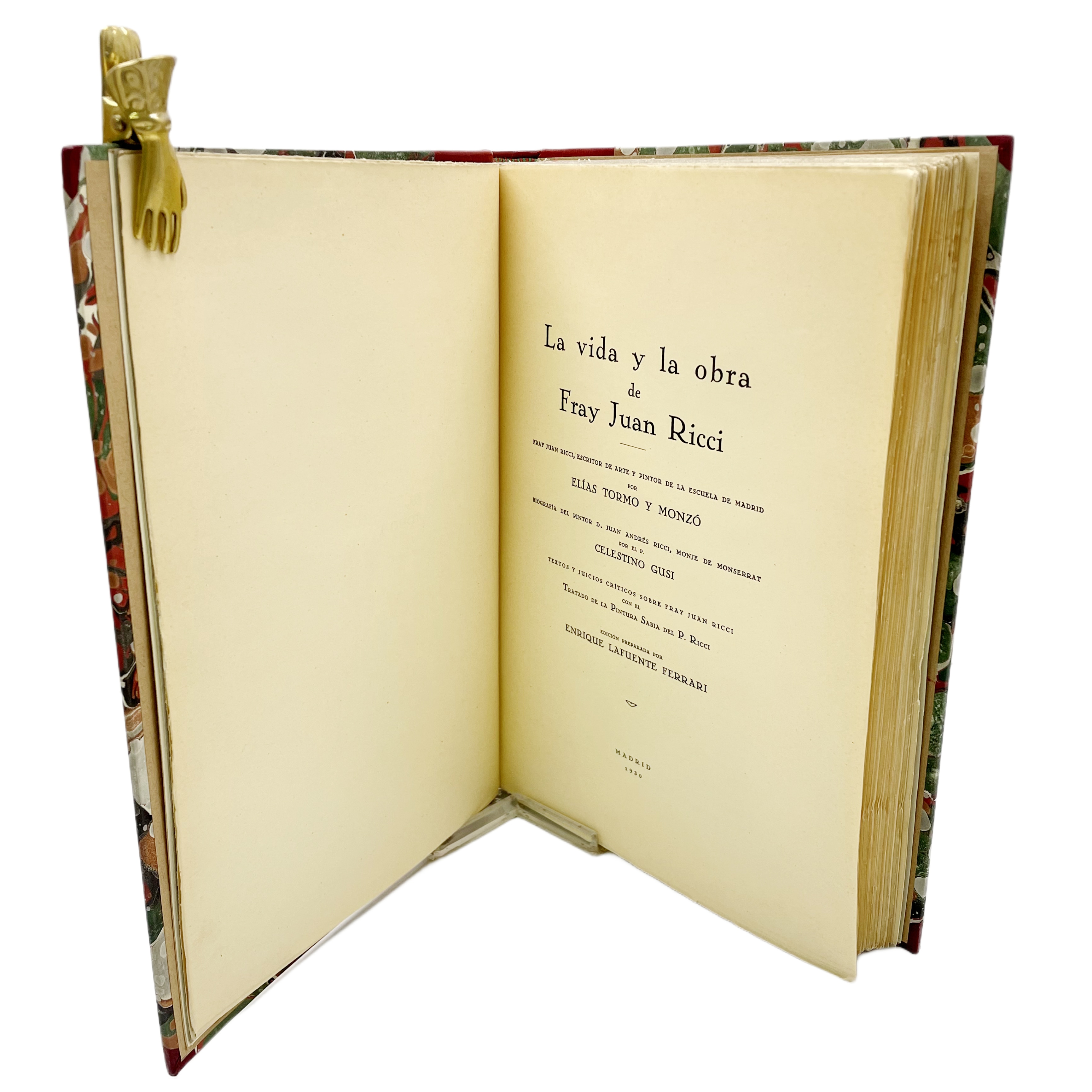 LA VIDA Y LA OBRA DE FRAY JUAN RICCI. FRAY JUAN RICCI, ESCRITOR DE ARTE ...