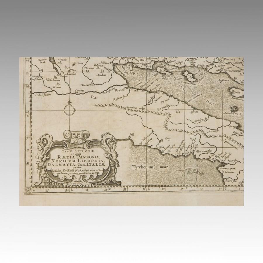 TAB V. EUROPAE IN QUA RAETIA, PANNONIA, NORICUM, LIBURNIA, DALMATIA ...