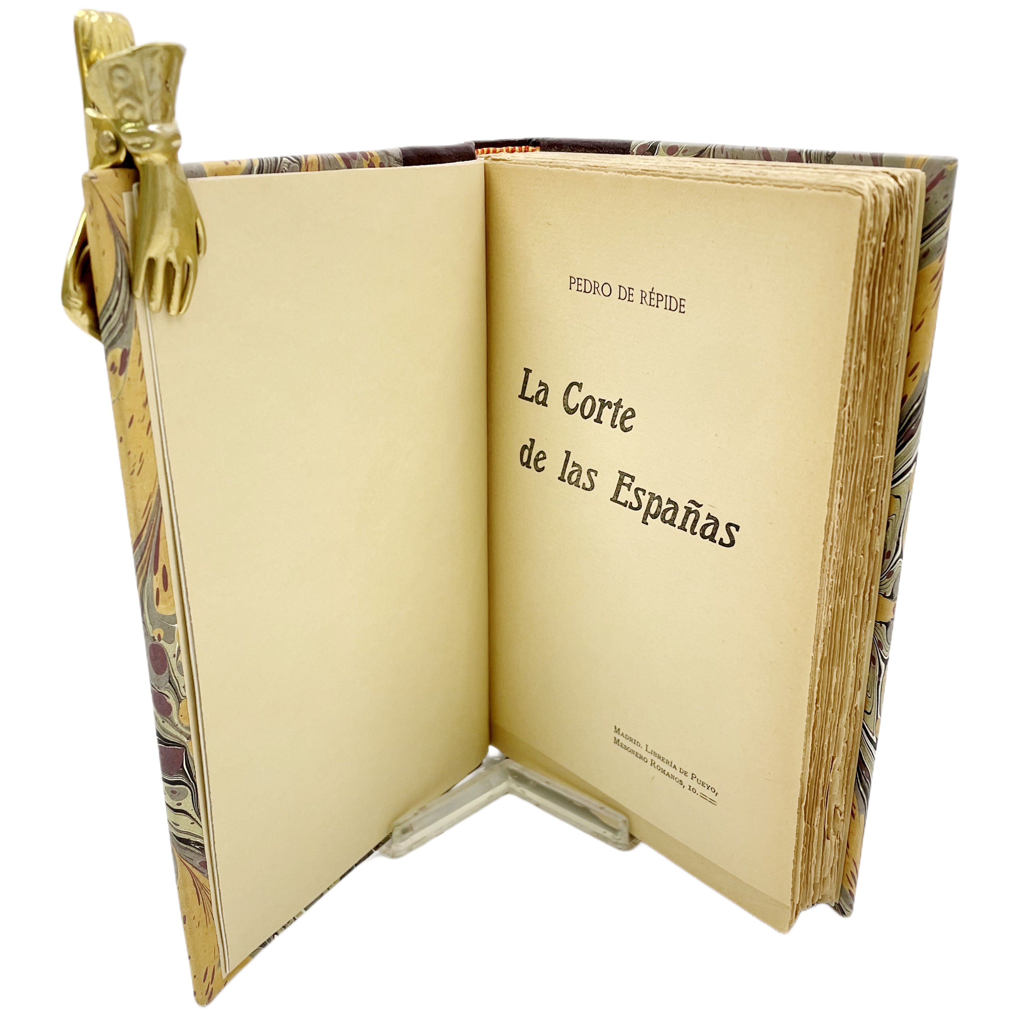 LA CORTE DE LAS ESPAÑAS by PEDRO DE REPIDE: Bien Encuadernación de tapa ...