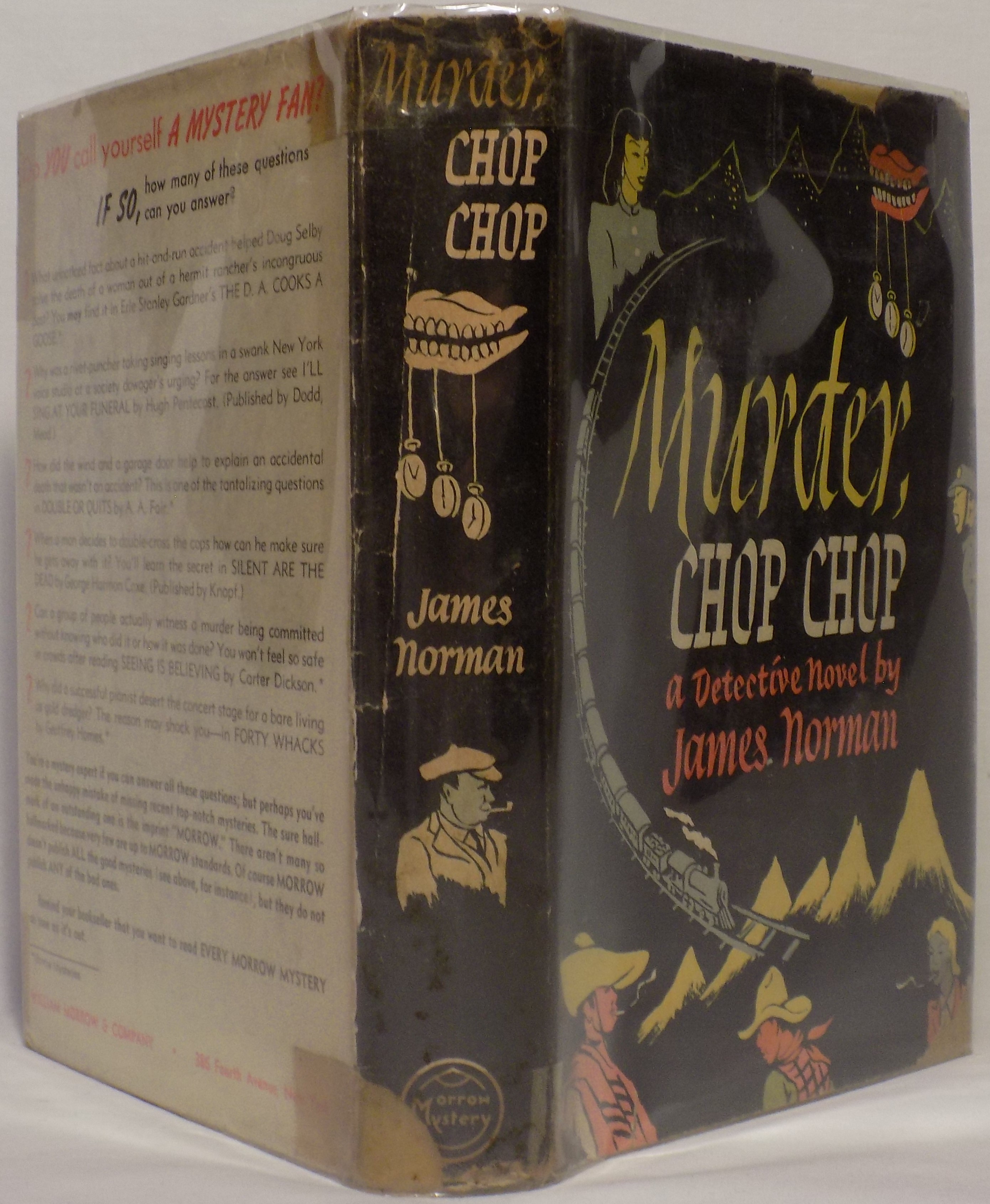 Murder, Chop Chop by Norman, James: Very Good Hard Cover (1942) First ...