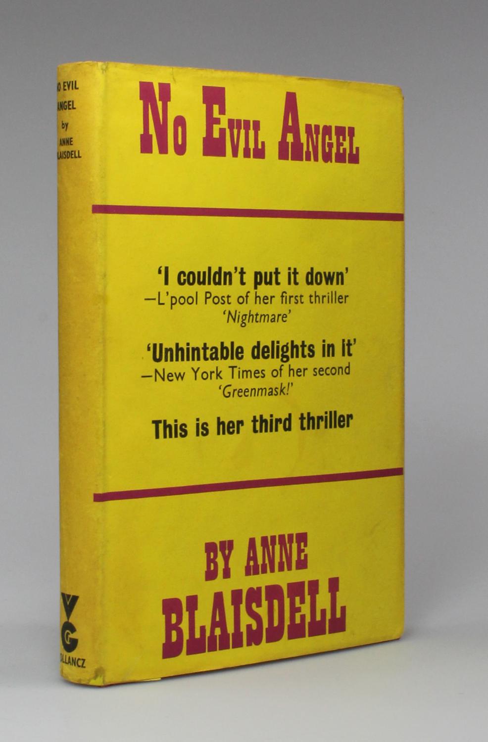 NO EVIL ANGEL by LININGTON, Elizabeth; writing as BLAISDELL, Anne ...