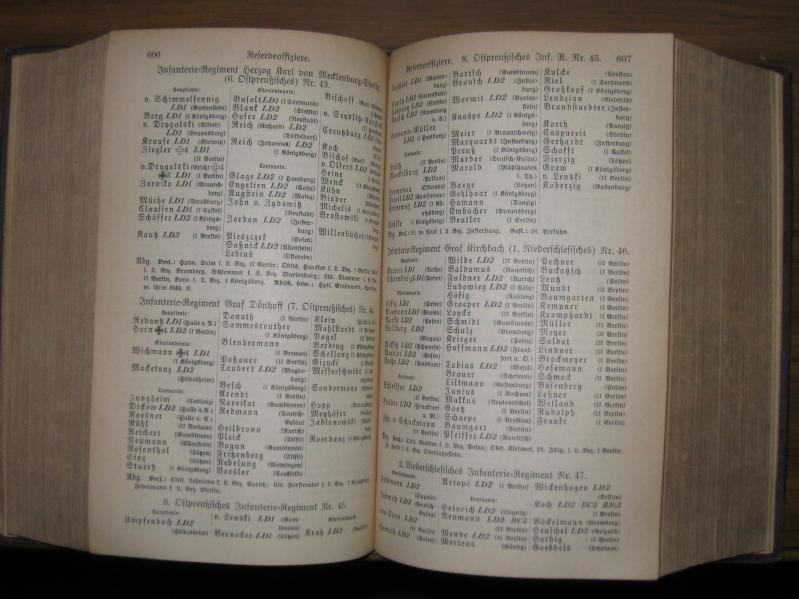 Rangliste der Königlich Preußischen Armee. 3 Bände der Reihe: 1909 ...