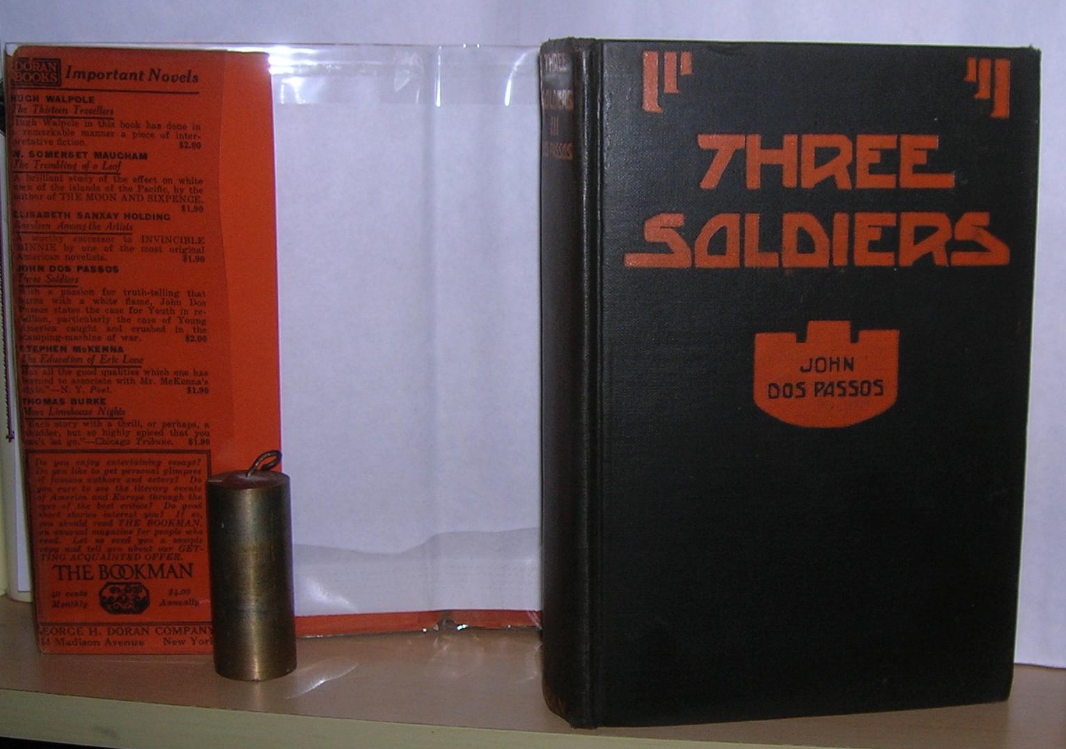 Three Soldiers by Dos Passos , John: Very Good Hardcover (1921) 1st ...