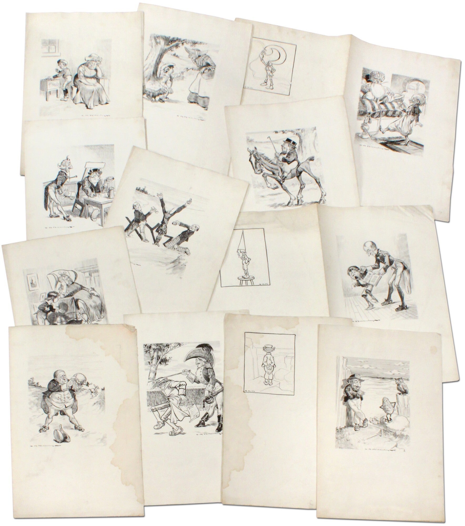 Original Illustrations for a Book by MACAULEY, C[harles]. R[aymond ...