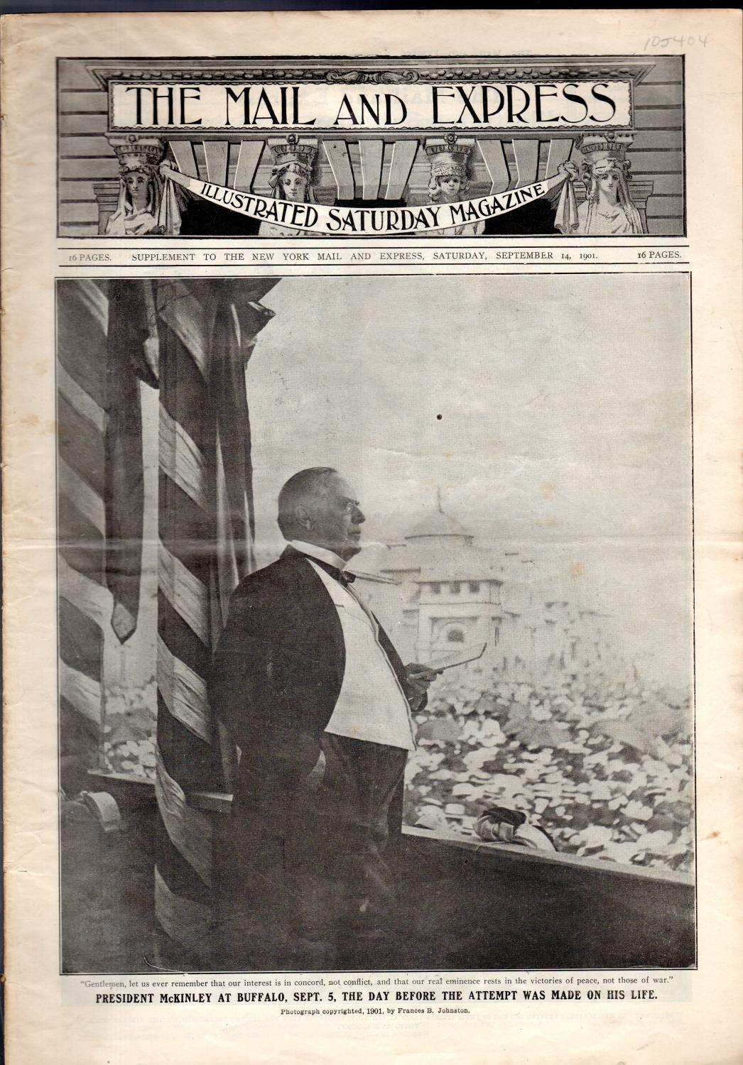 The Mail and Express Illustrated Saturday Magazine, September 14, 1901 ...