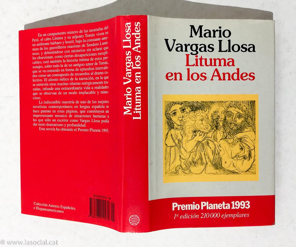 Lituma en los Andes by Vargas Llosa, Mario: Muy bien Tapa Dura c ...