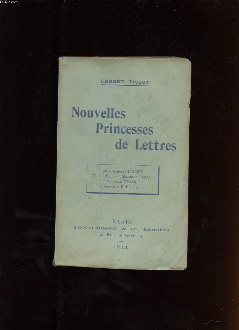 NOUVELLES PRINCESSES DE LETTRES. JULIA-ALPHONSE DAUDET. T. COMBE ...