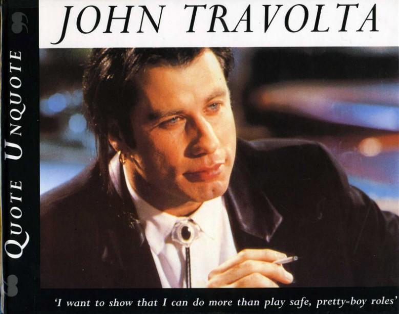 John Travolta : Quote Unquote by McCabe, Bob: Fine Hard Cover (1996 ...