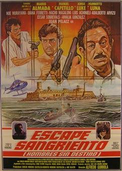 Escape Sangriento (Hombres Sin Destino). Movie poster. (Cartel de la ...