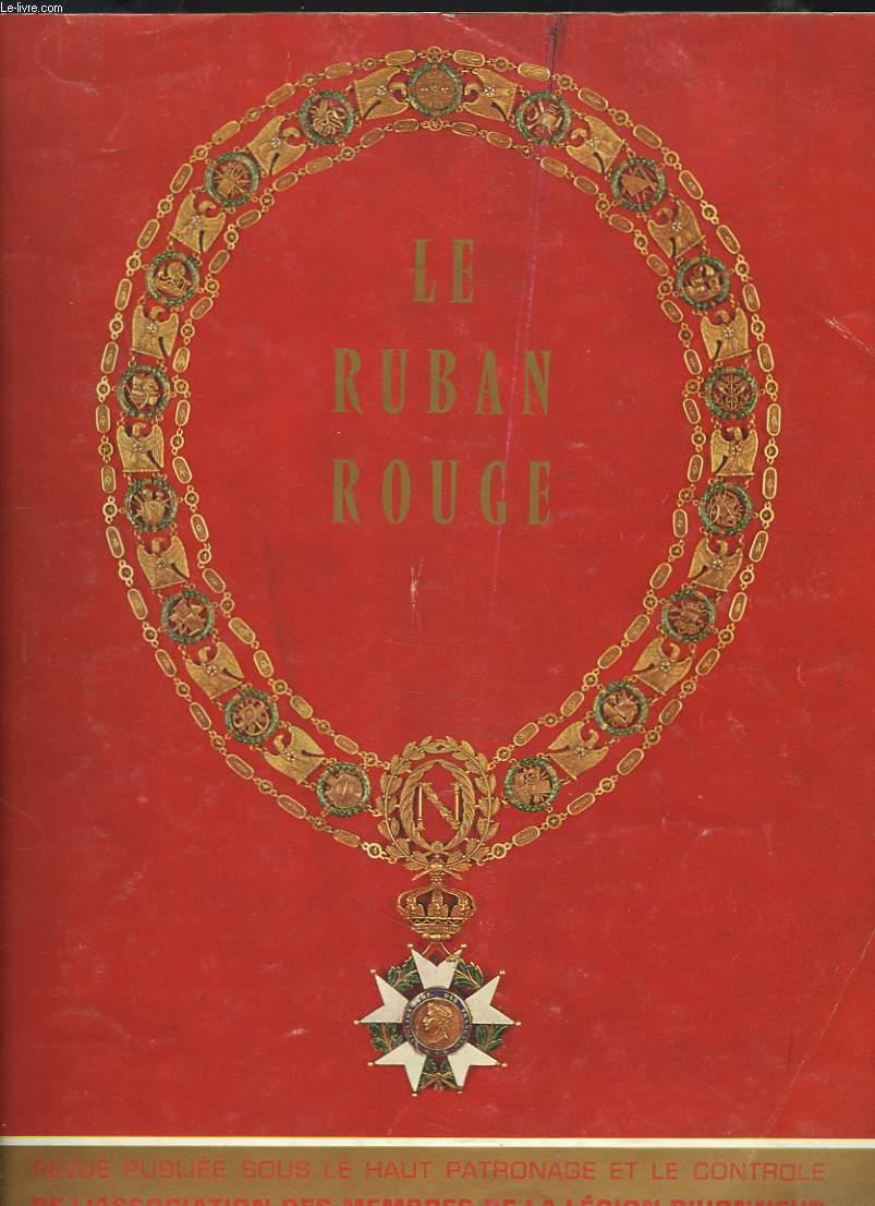 LE RUBAN ROUGE, REVUE ASSOCIATION DES MEMBRES DE LA LEGION D'HONNEUR ...